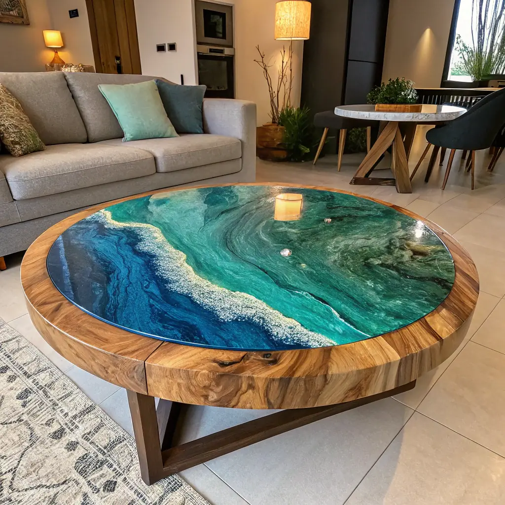 Custom Epoxy Resin & Wood Tables » US Resin Table | Custom Epoxy Wood ...
